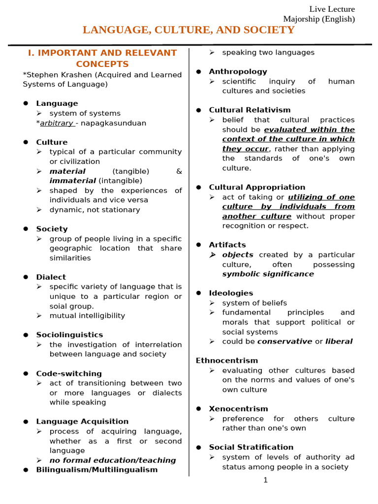Language Culture And Society Pdf