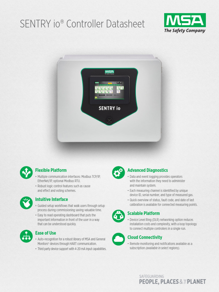 0700 169 MC - SENTRY Io Controller - Data Sheet | PDF