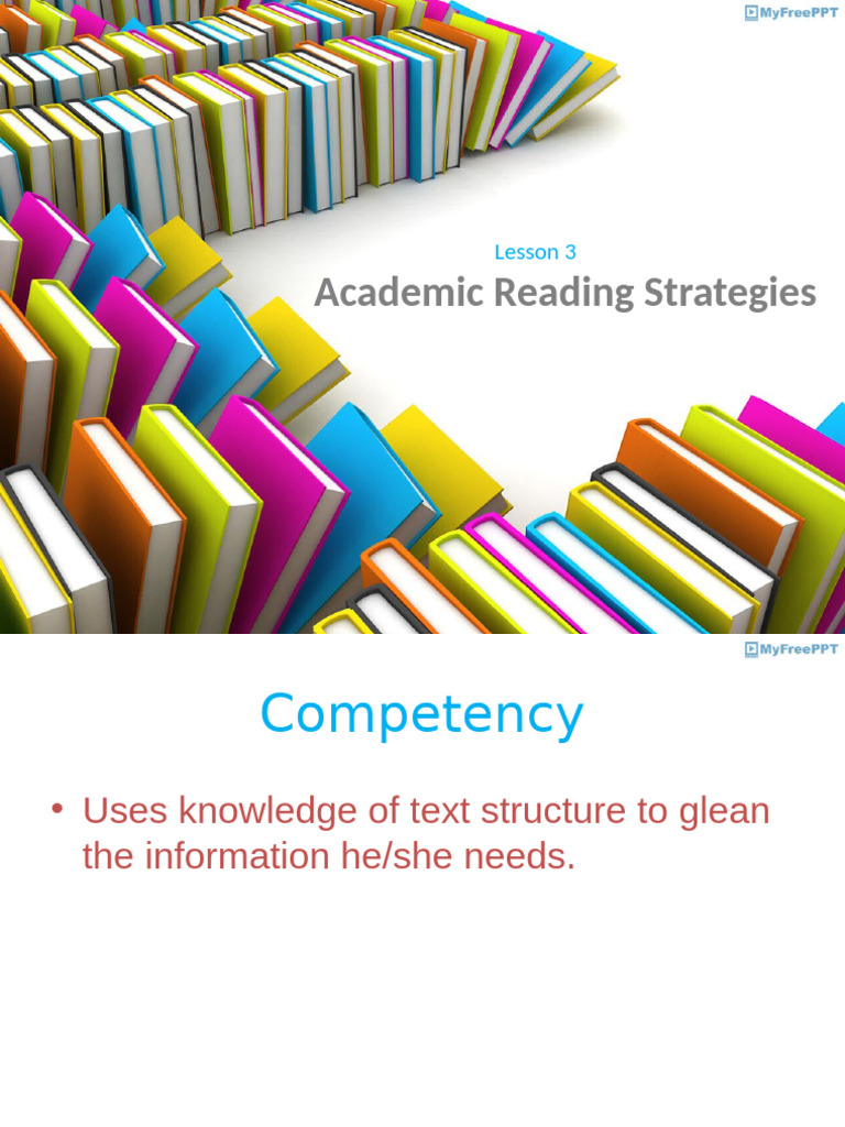 Competency 2.ReadingStrategies | PDF | Reading Comprehension | Career ...