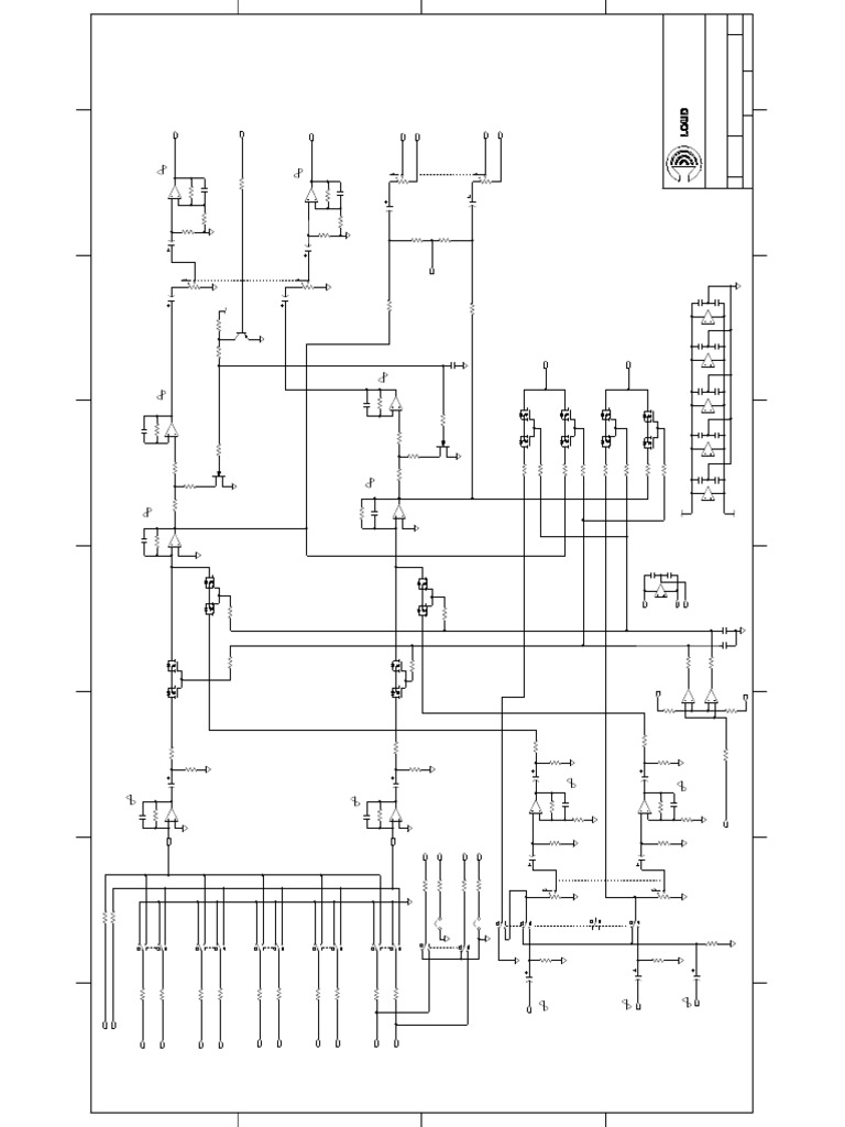 Mackie Onyx 1640i Mix Board Schematic | PDF