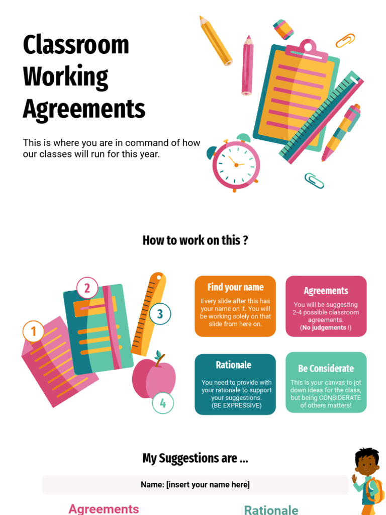 Classroom Working Agreements | PDF