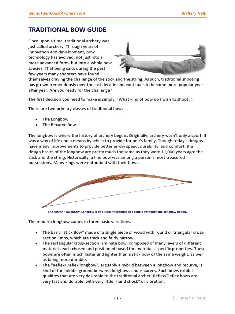 Traditional_Bow_Guide | PDF