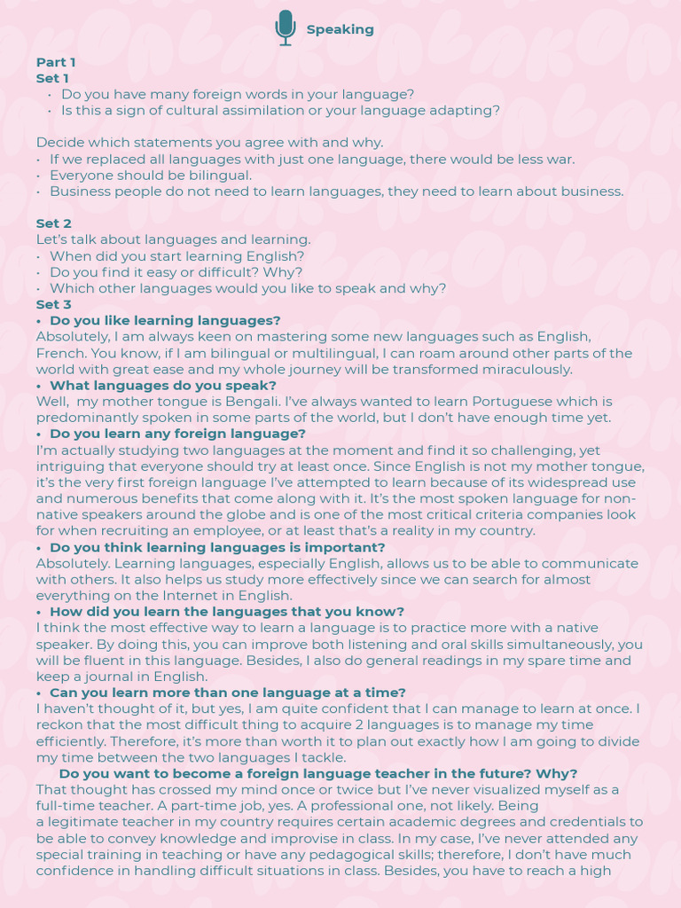 Speaking Unit 5 Pdf