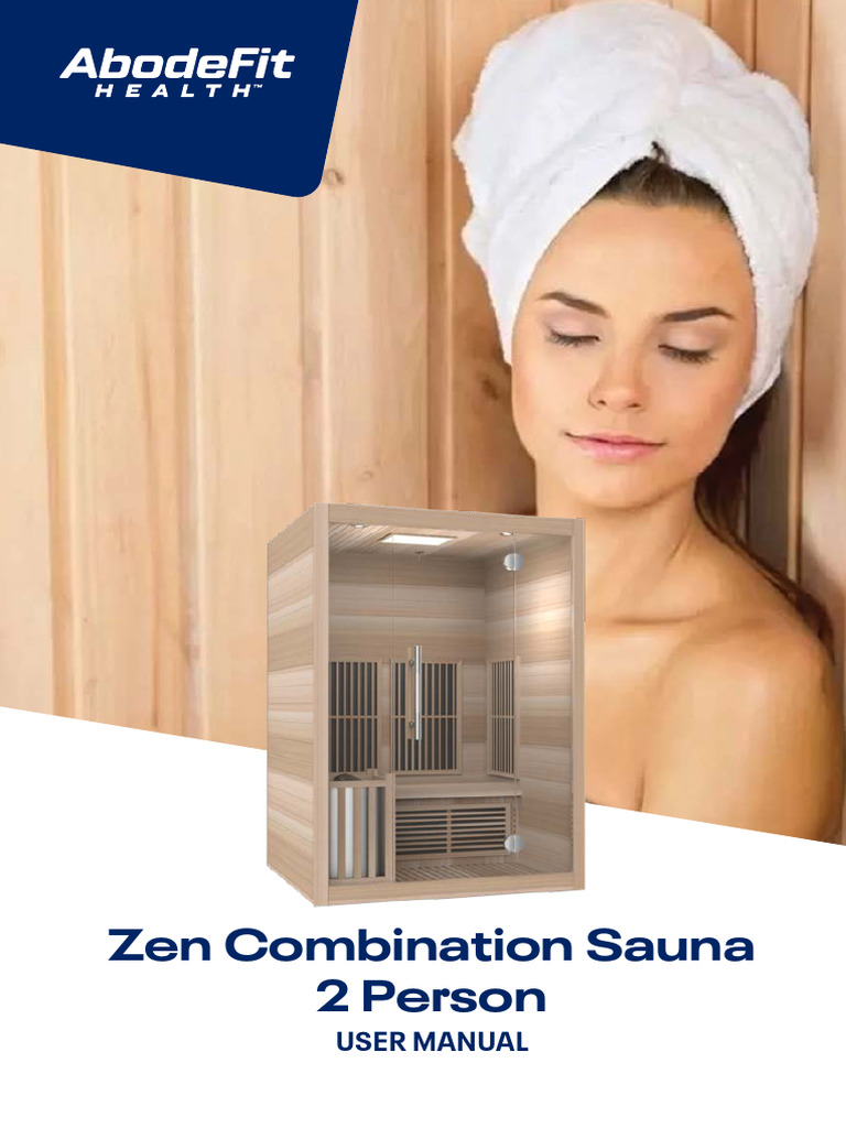 AF_Zen_Combination_Far_Infrared_Sauna_2P_Manual-EN | PDF