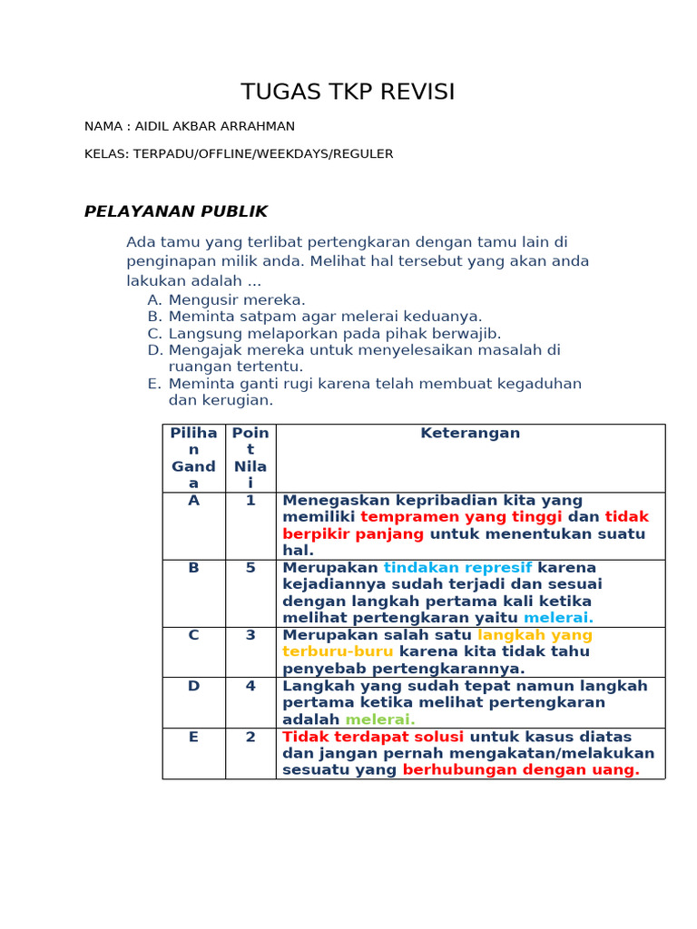 Tugas TKP REVISI | PDF