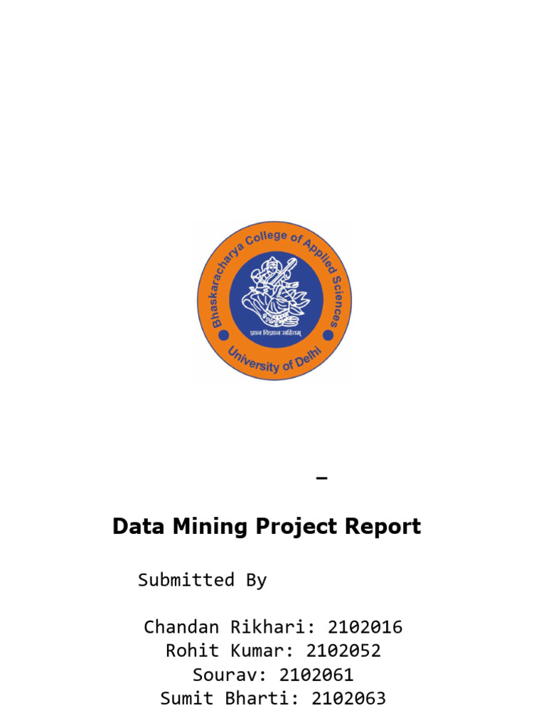 Data Mining Report | PDF