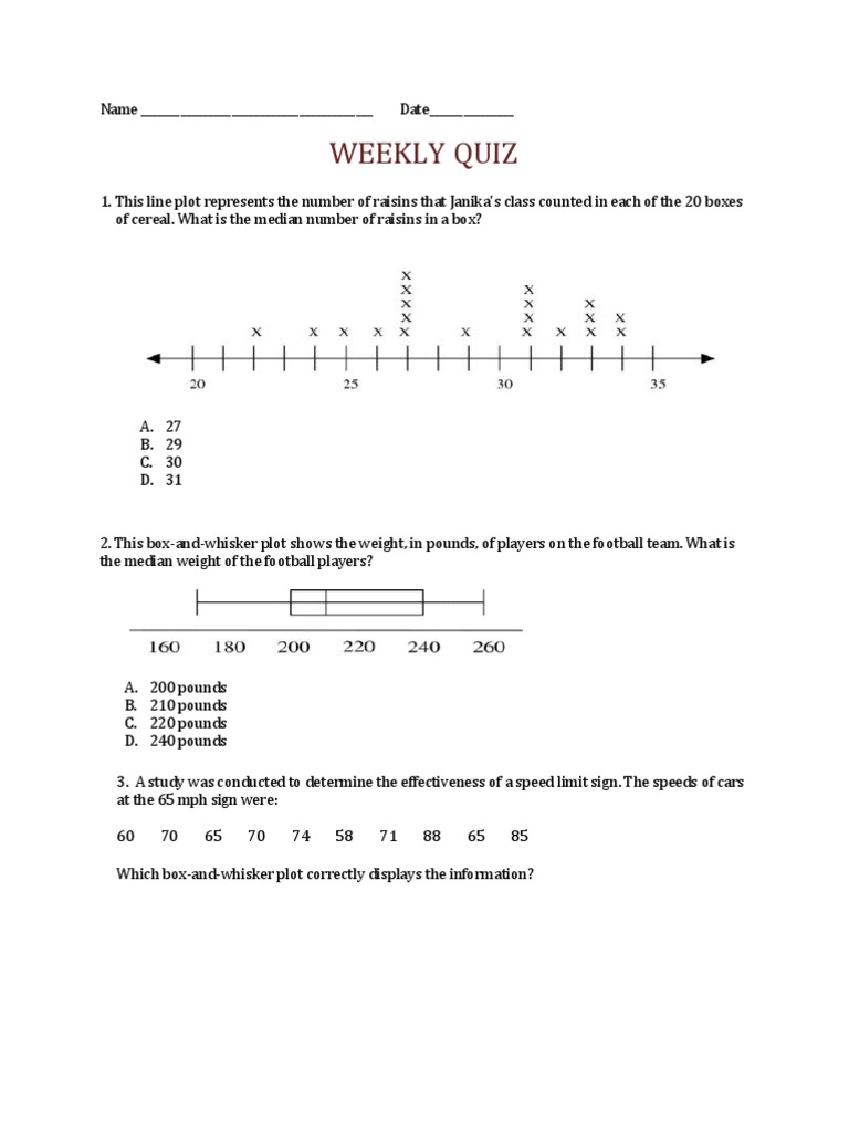 5th Grade Math Test | PDF