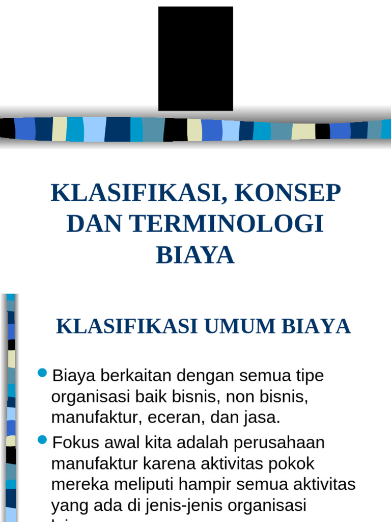 Klasifikasi Biaya | PDF