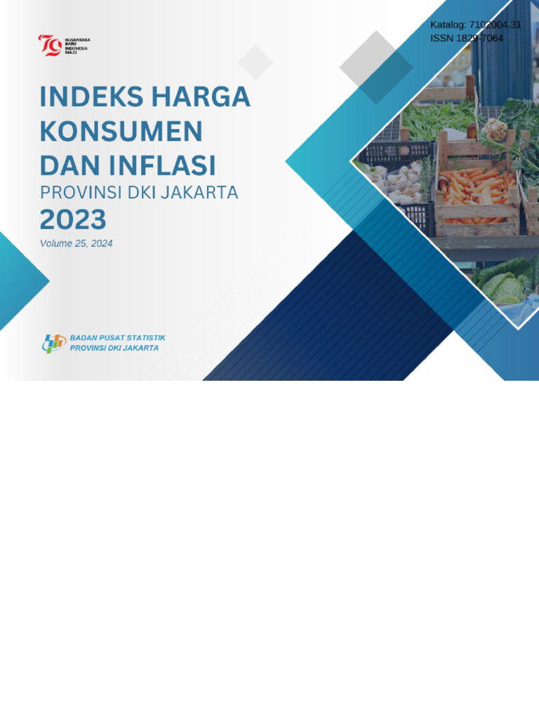 Indeks Harga Konsumen Dan Inflasi Provinsi Dki Jakarta 2023 | PDF