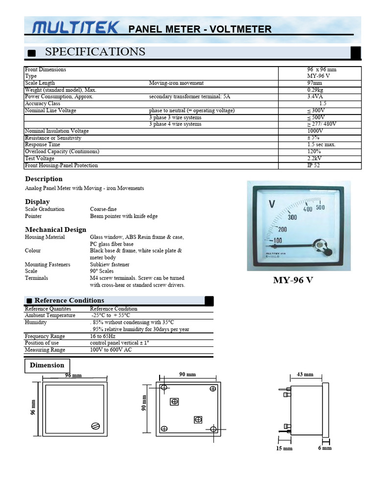 Volt Meter | PDF