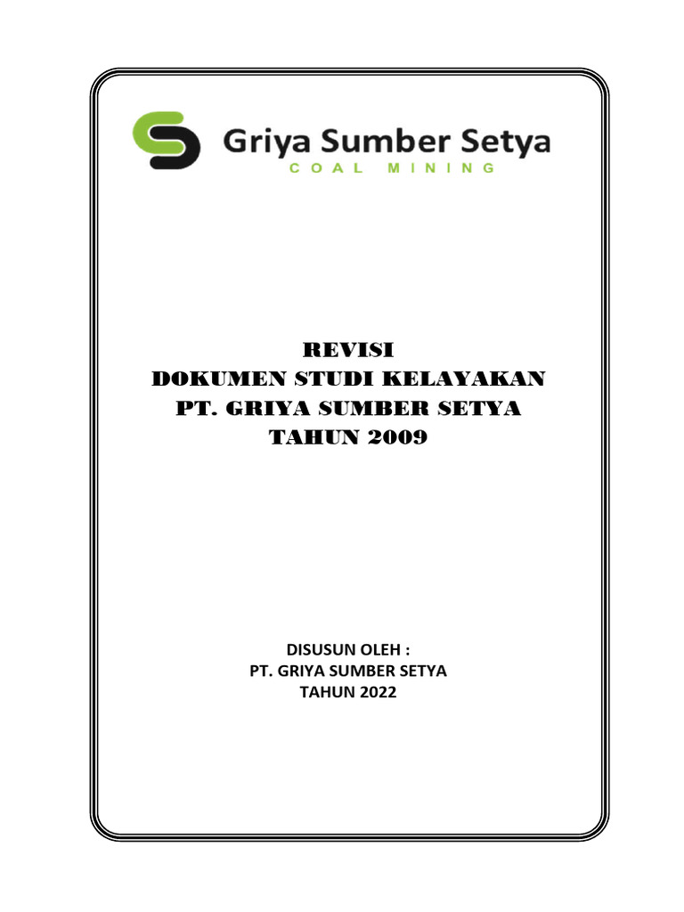 02 Dokumen Perbaikan Ke 2 Revisi FS PT Griya Sum - 230428 - 131008 | PDF