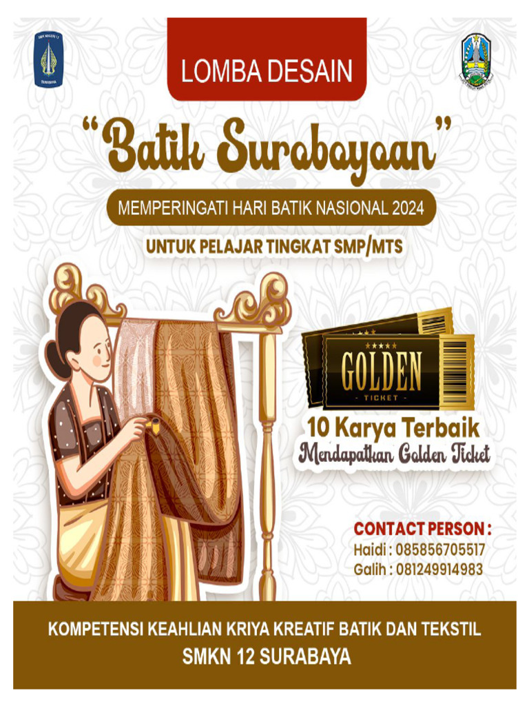 Poster Lomba Desain Batik | PDF