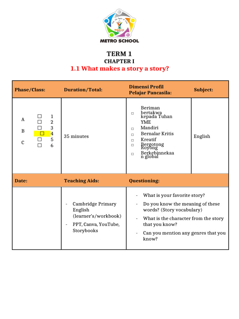 Lesson Plan | PDF