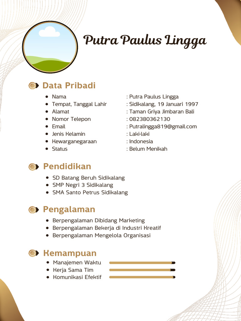 CV Putra PL | PDF