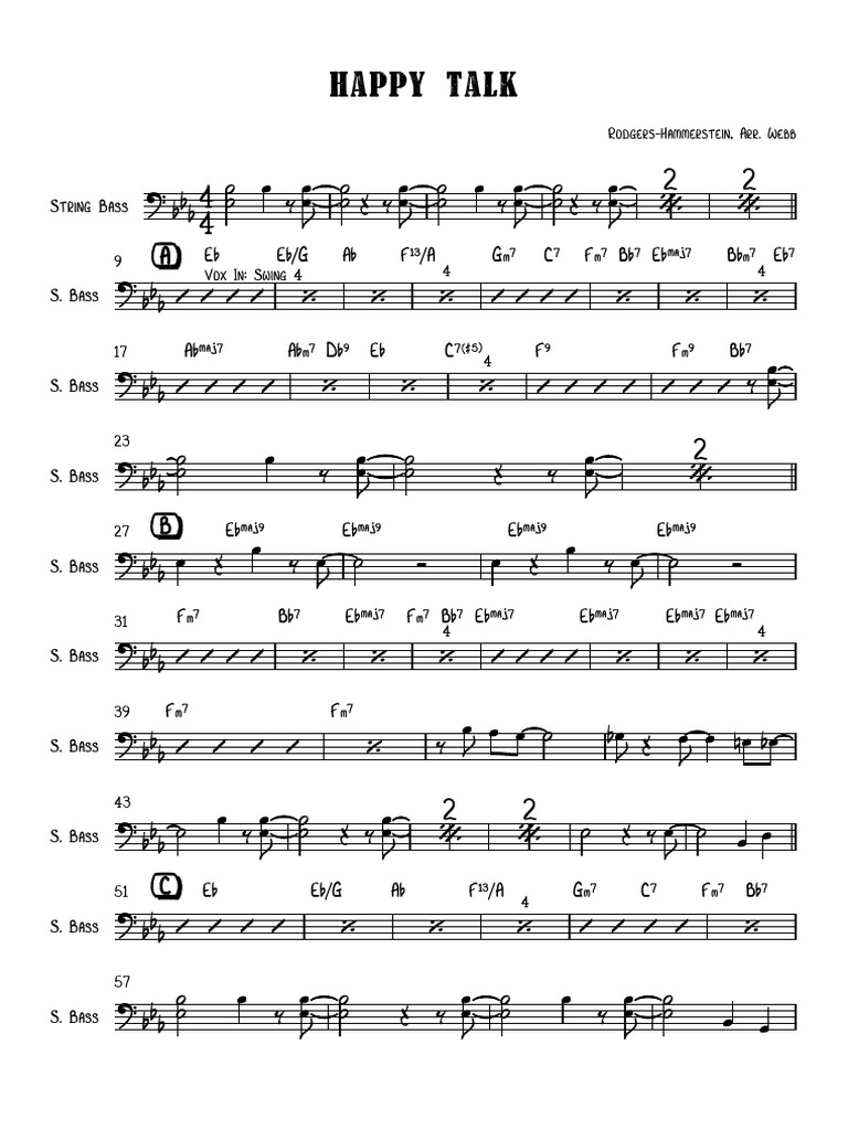 Happy Talk BASS | PDF