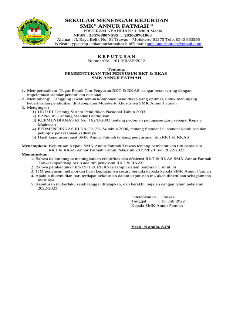 RKT & Rkas 2022 | PDF