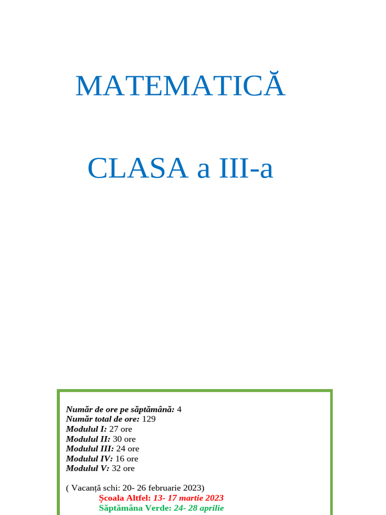 Mate. 3 Corint | PDF