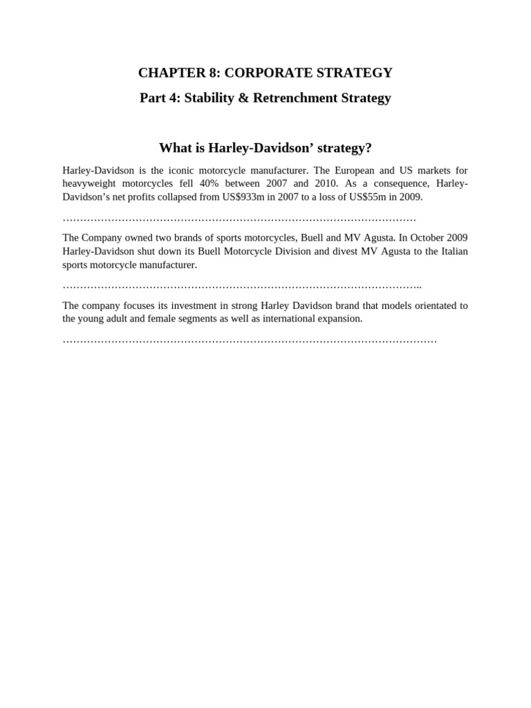 CHAPTER 8 P4 Retrenchment | PDF
