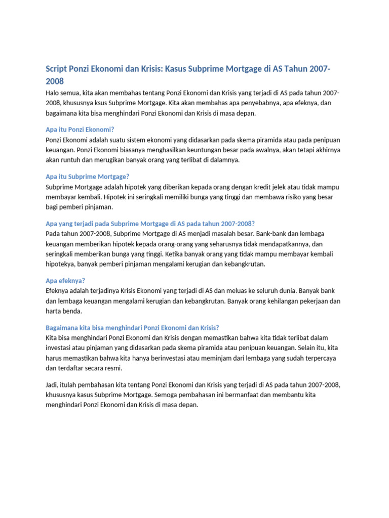 Script Ponzi Ek-WPS Office | PDF