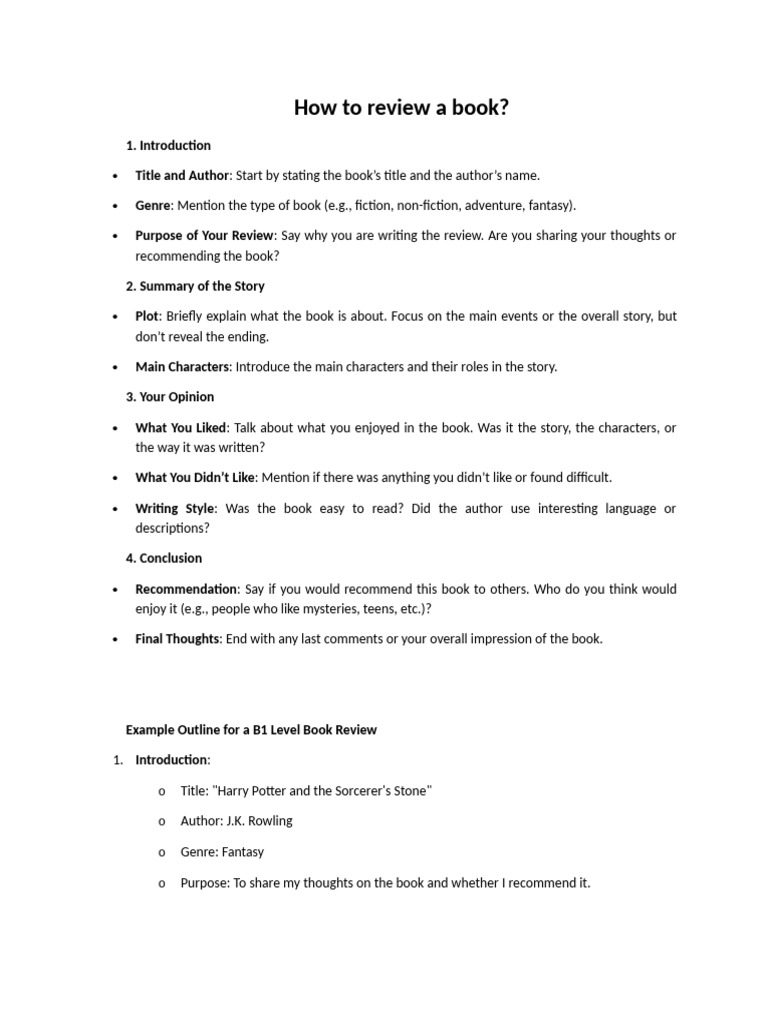 How To Review A Book | PDF