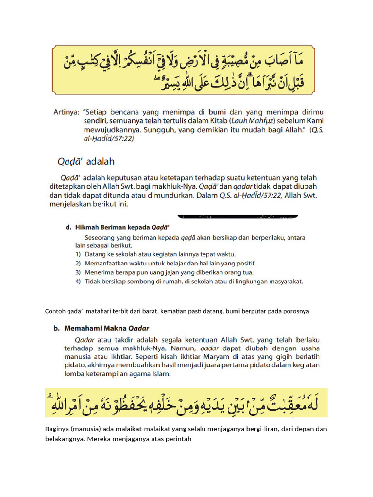 Contoh Qada | PDF