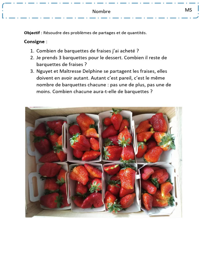 Nombres Fraises | PDF