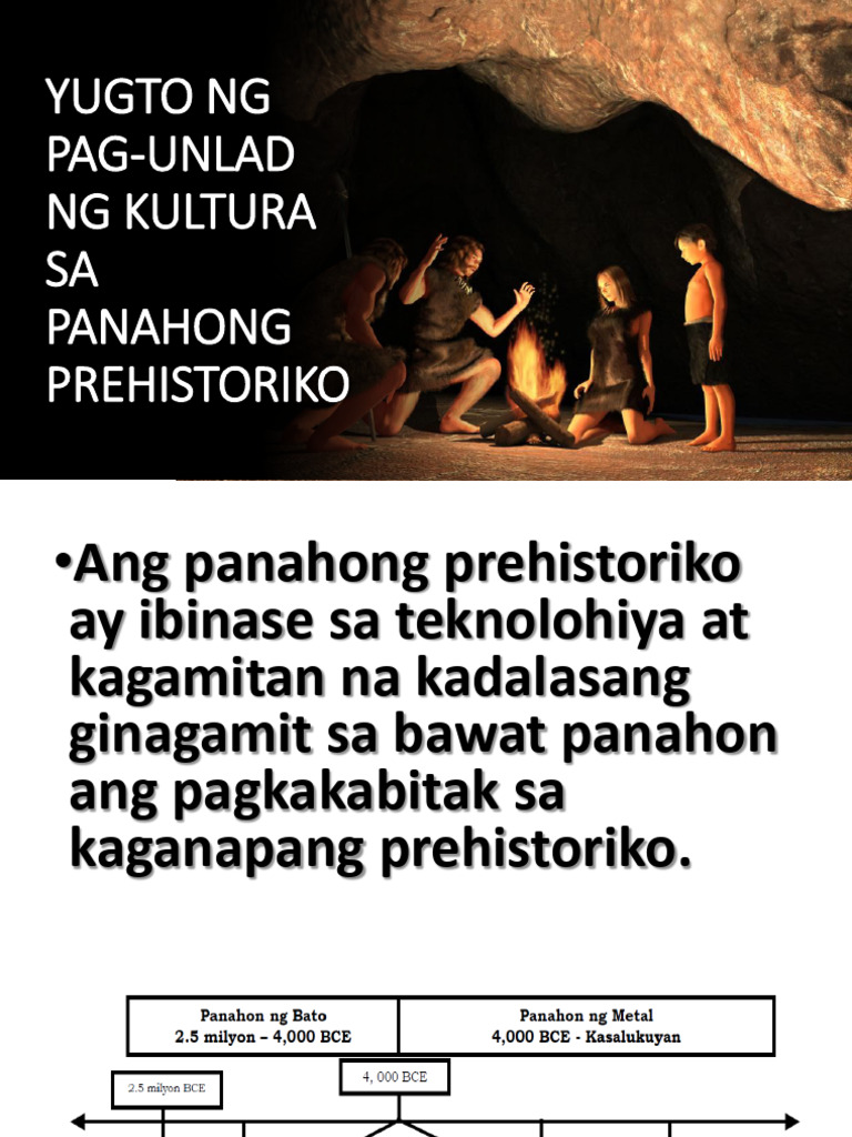 Modyul 3 Yugto NG Pag Unlad NG Kultura Sa Panahong Prehistoriko | PDF