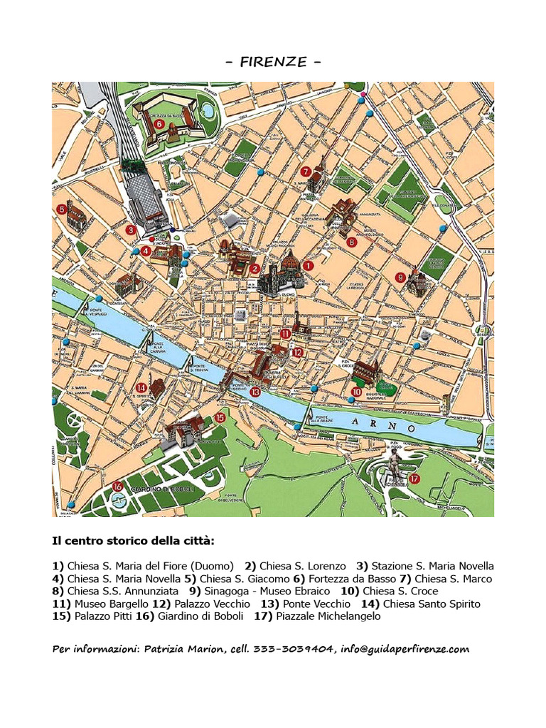 Mappa Turistica Firenze | PDF