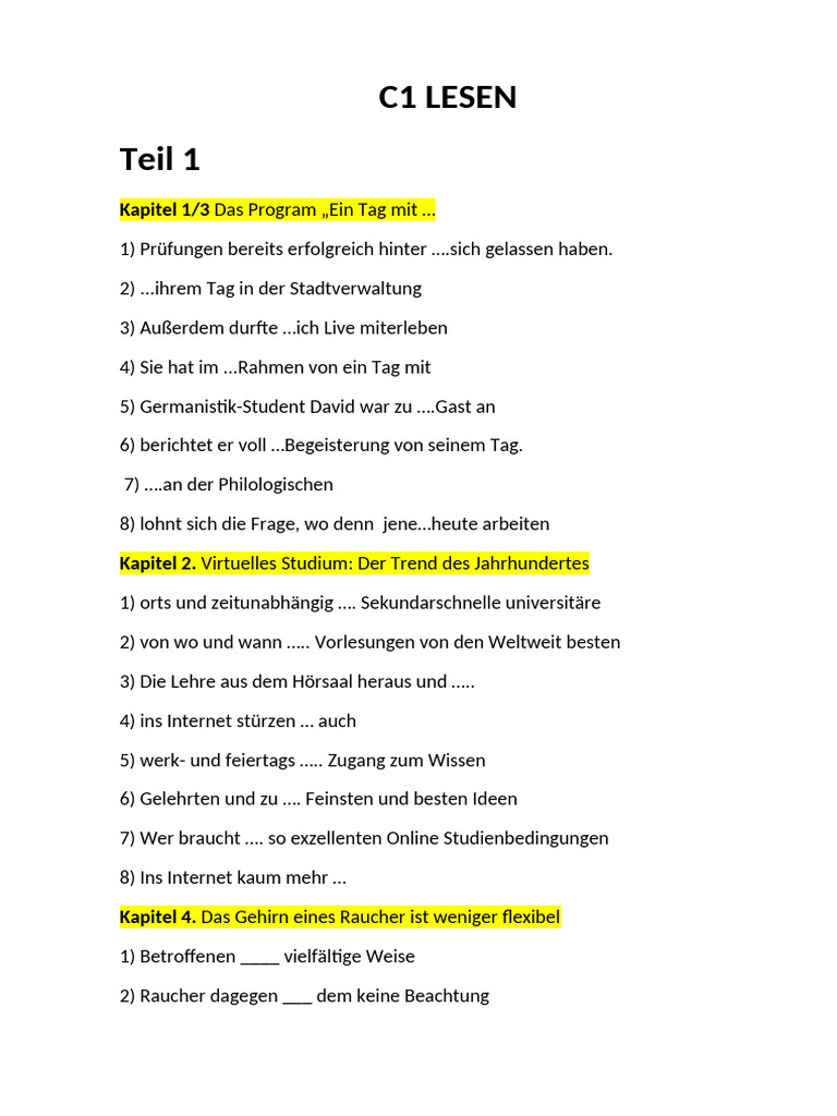 C1 LESEN | PDF