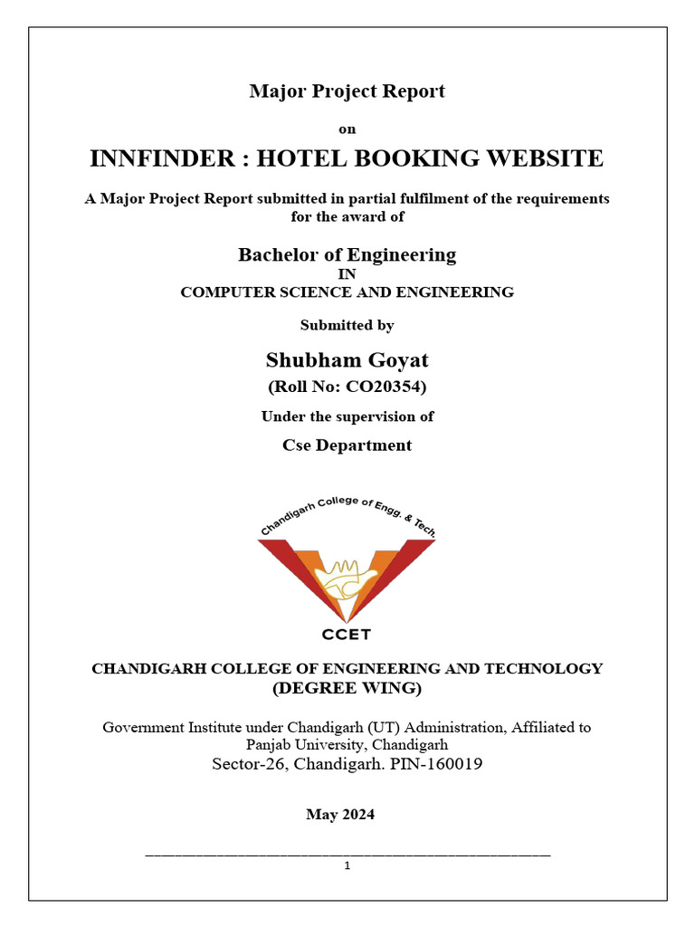 Major Project Report Goyat PDF | PDF