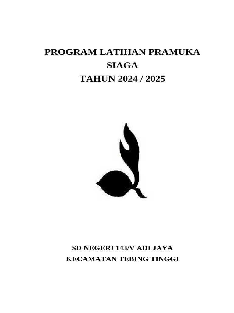 Program Latihan Pramuka Siaga | PDF