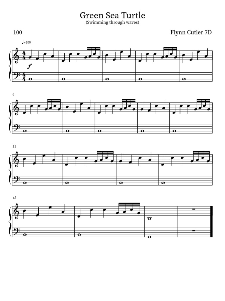 Green Sea Turtle | PDF