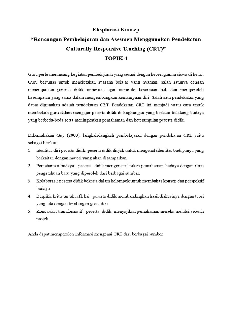 Eksplorasi Konsep - PPA 1 - Topik 4 | PDF