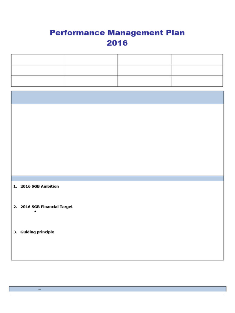 2016 SGB PMP Template (With Guideline) - Bahasa Indonesia | PDF