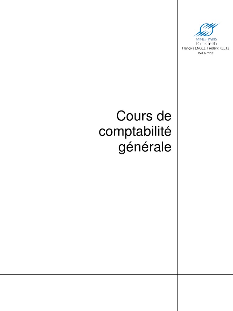 Cours de Comptabilite Generale | PDF