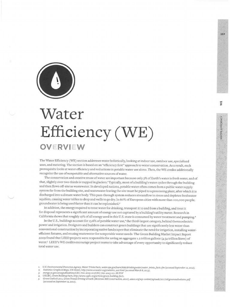 Water LEED CERTIFICATION | PDF