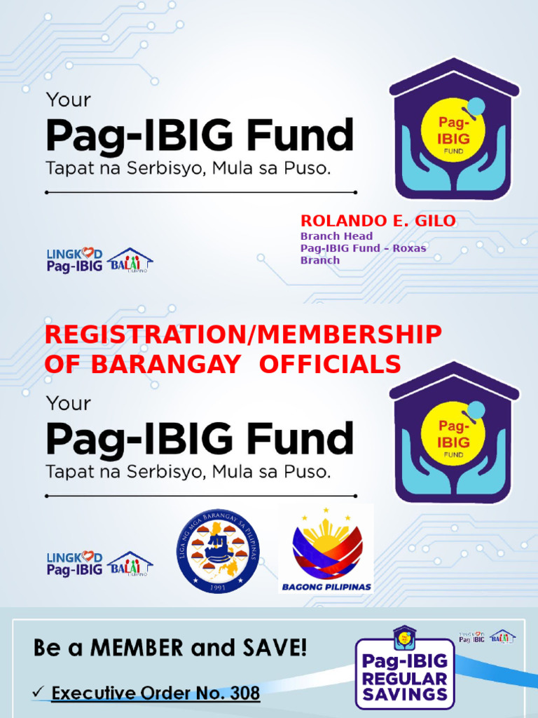 Membership Registration Campaign Presentation V1-Brgy Officials (New) | PDF
