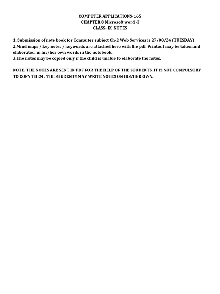 PDF Class 9 Chapter 8 Mswd-1 | PDF