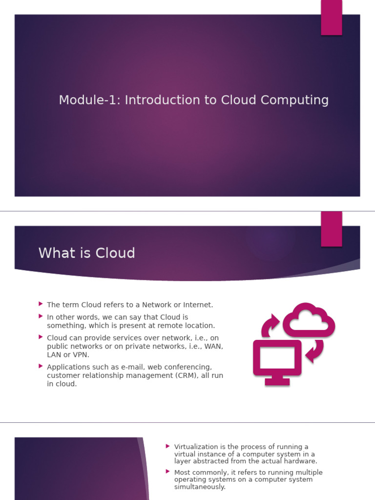 Introduction To Cloud Computing | PDF