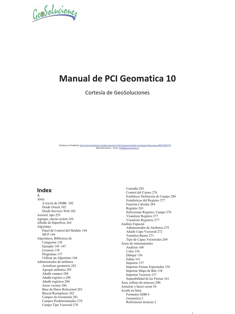 Manual PCI Geomatica10 | PDF | Archivo de computadora | Point and Click