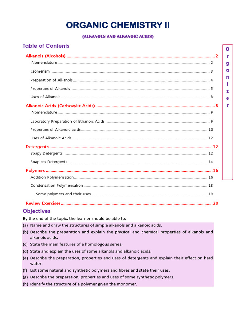 4.6 Organic Chemistry 2 | PDF