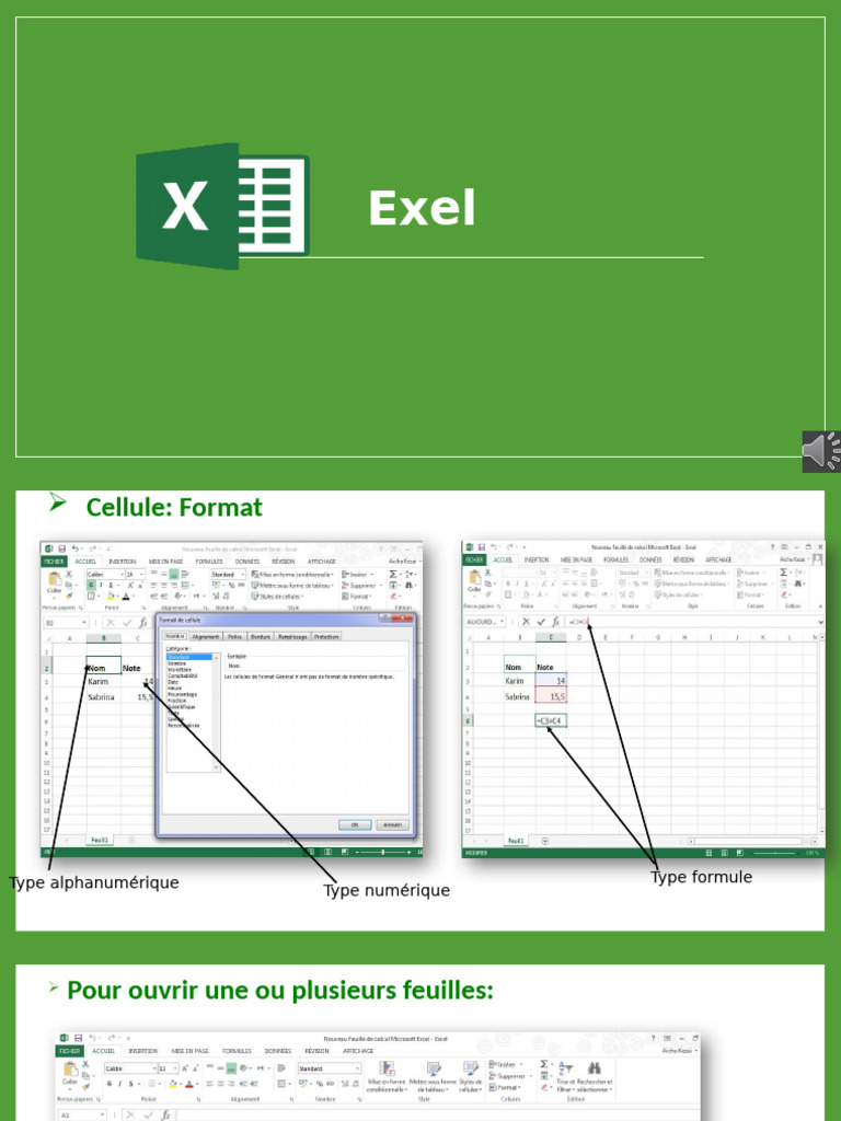 Cours | PDF | Microsoft Excel | Feuille de calcul