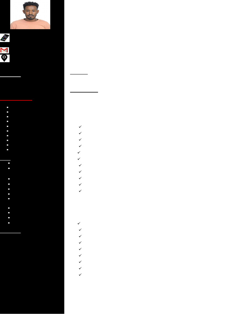 Adugna Nega CV | PDF