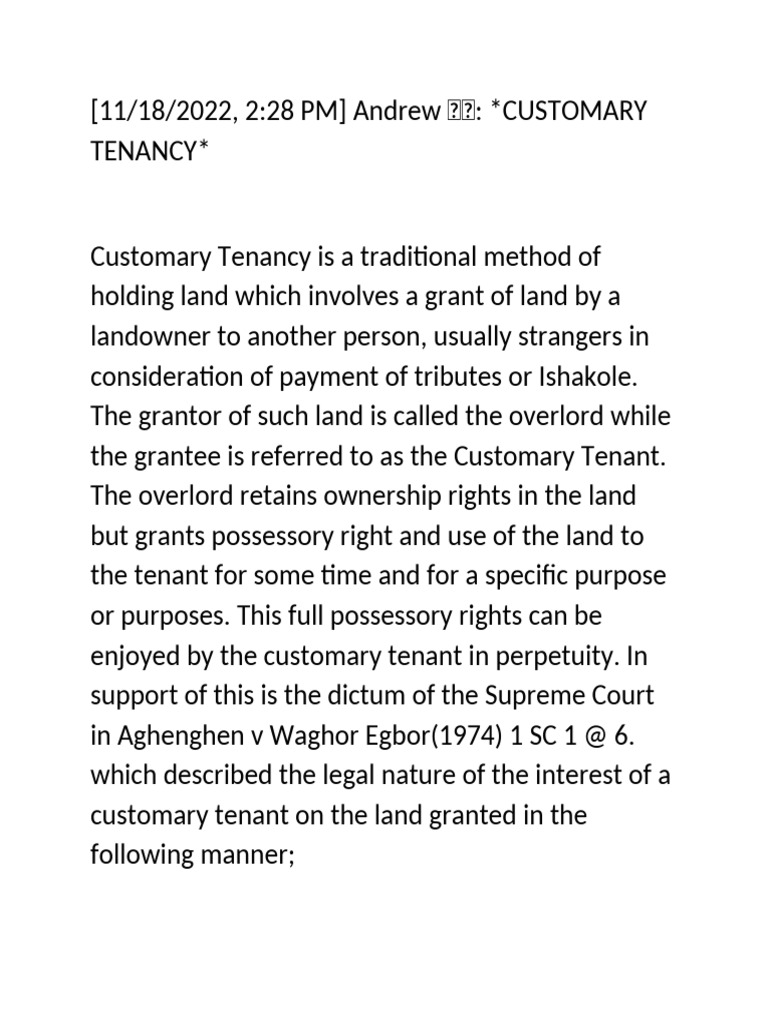 Land Law 2 | PDF