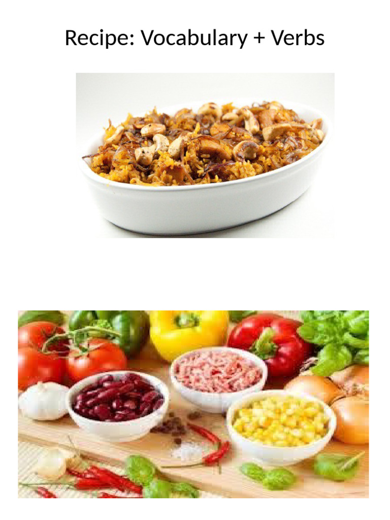 Food Topic Slide 1 | PDF