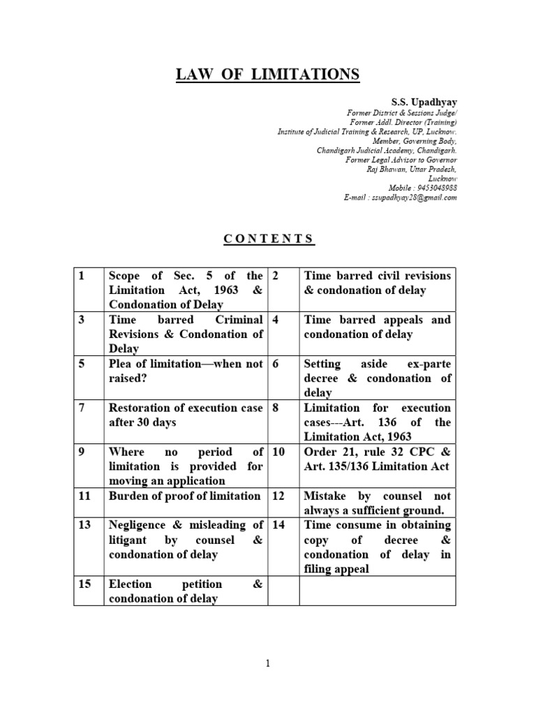 Law_of_Limitations | PDF
