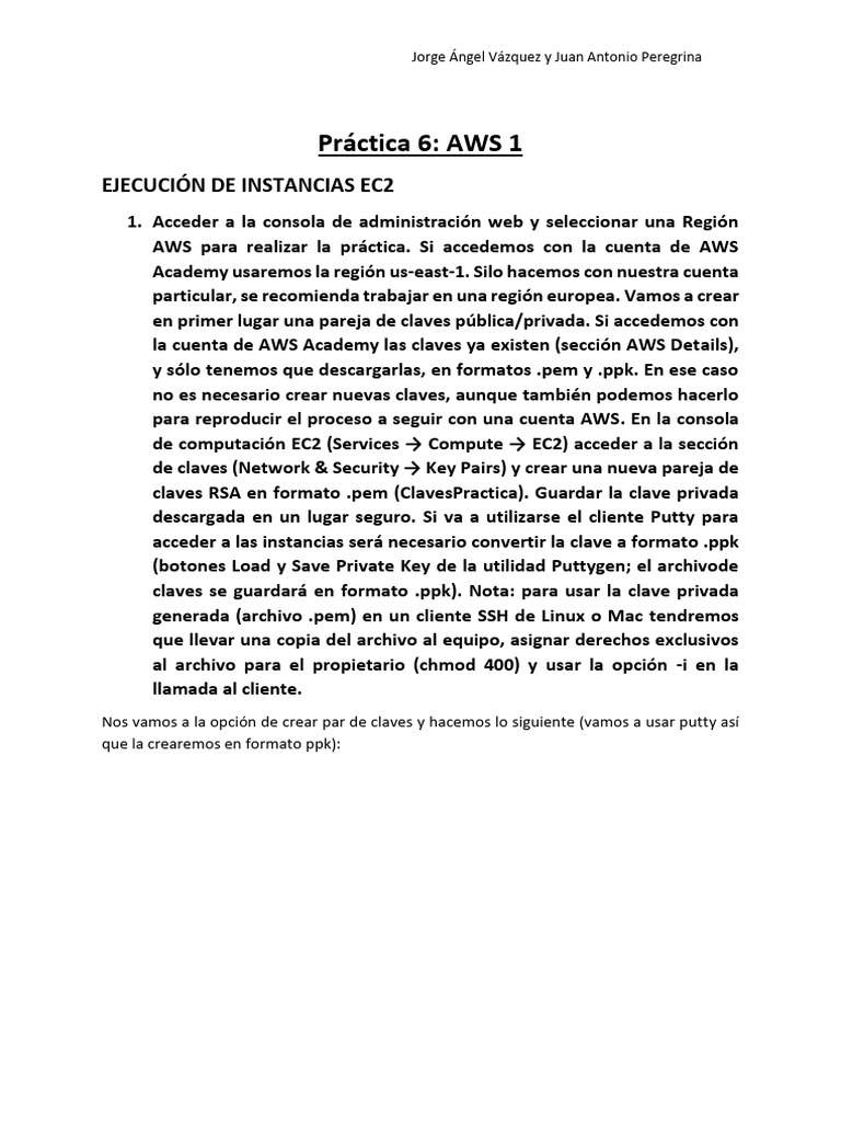 Practica6 ASI AWS1 | PDF