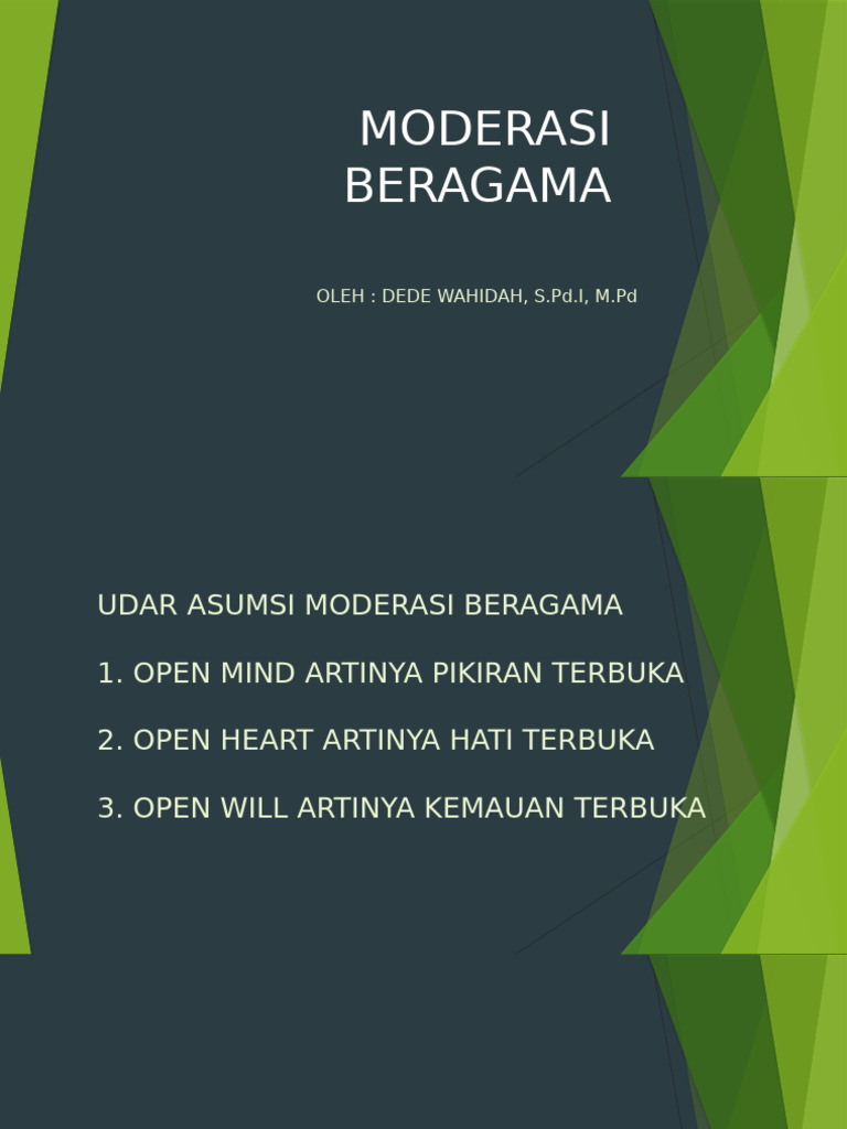 Moderasi Beragama | PDF