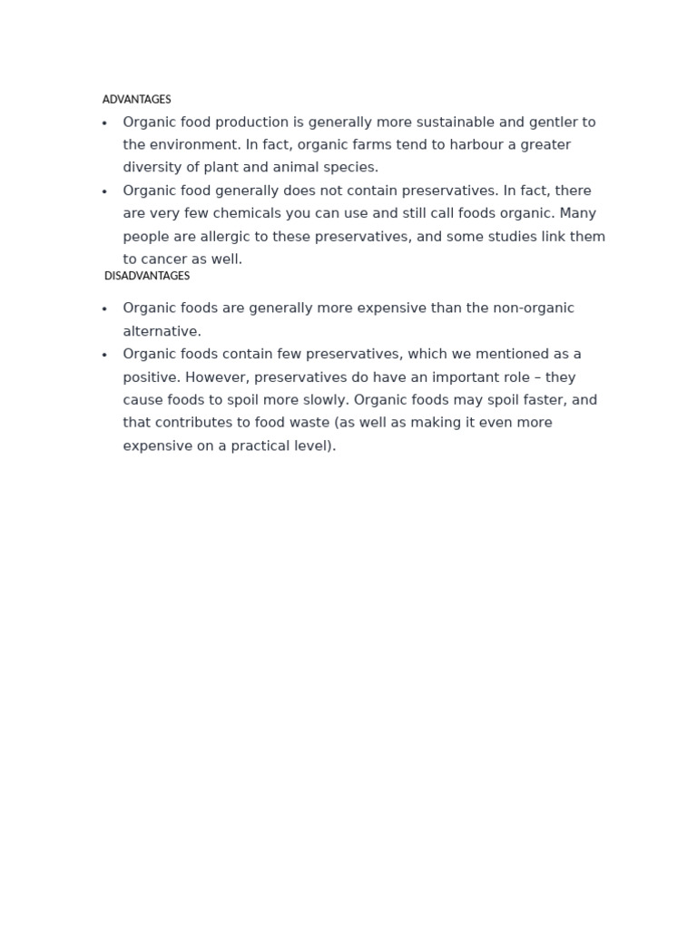 ADVANTAGES and DISADVANTAGES | PDF