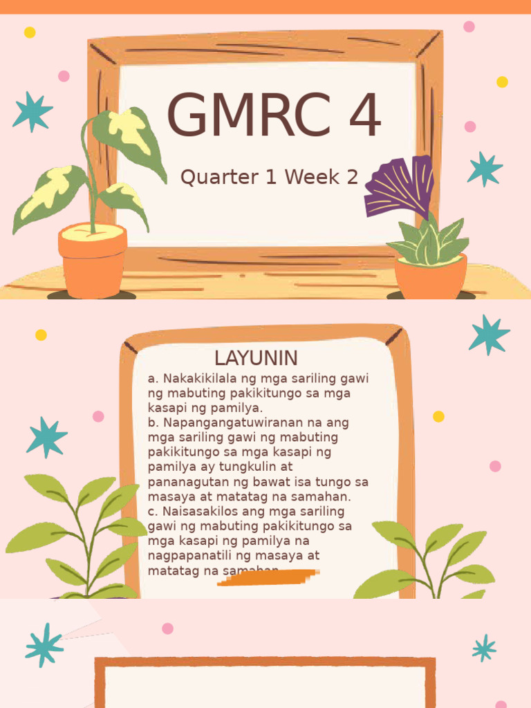 GMRC Q1 W2 | PDF